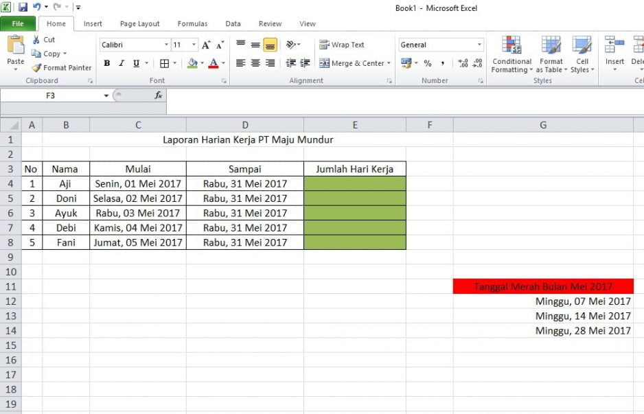 Rumus Rekap Data Siswa di Excel Dengan Cepat Dan Mudah