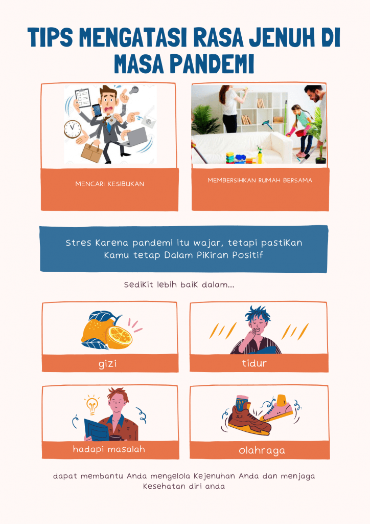 4 Tips Mengatasi Rasa Jenuh di Masa Pandemi 4 Tips Mengatasi Rasa Jenuh di Masa Pandemi