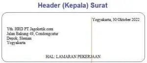 Download Contoh Surat Lamaran Kerja yang Baik dan Benar