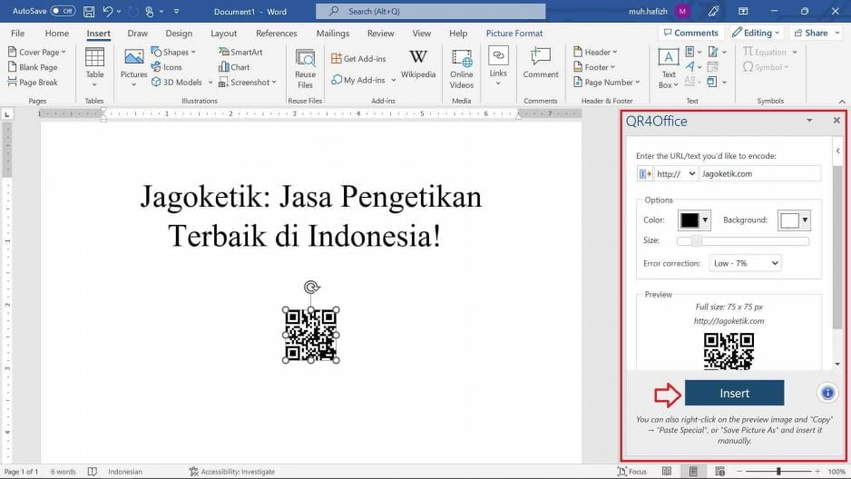 QR Code di Word, Semudah Ini Bikinnya (Edisi 2022)!