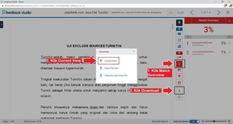 Exclude Sources: Cara 'Curang' Lolos Turnitin dengan Cepat