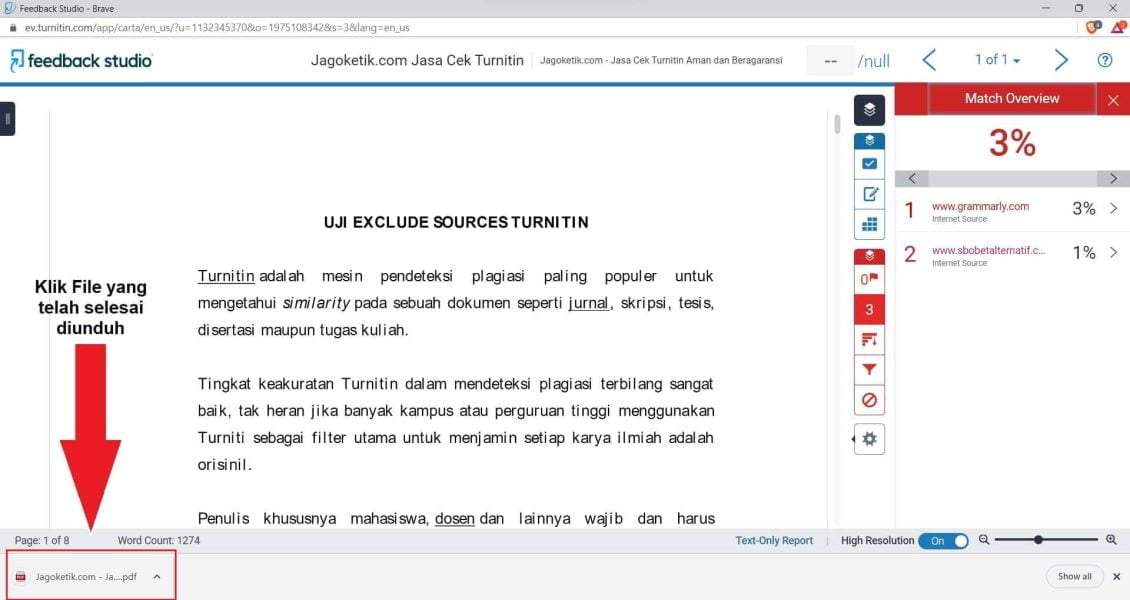 Exclude Sources: Cara 'Curang' Lolos Turnitin dengan Cepat