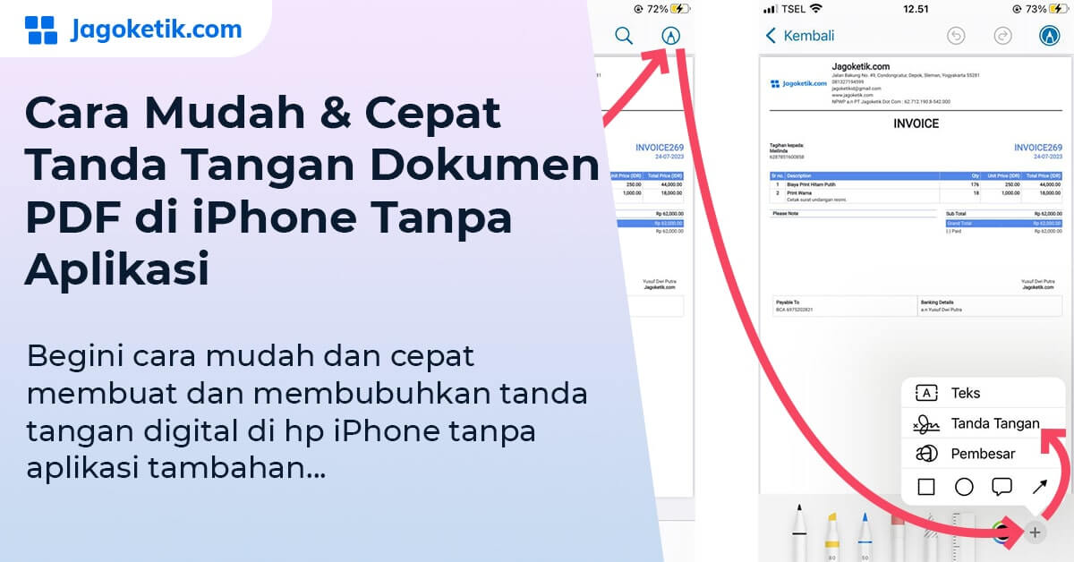 Cara Tanda Tangan PDF di iPhone Tanpa Aplikasi
