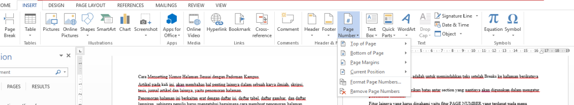 Mengenal Fitur Wajib Untuk Membuat Nomor Halaman Sesuai dengan Pedoman ...