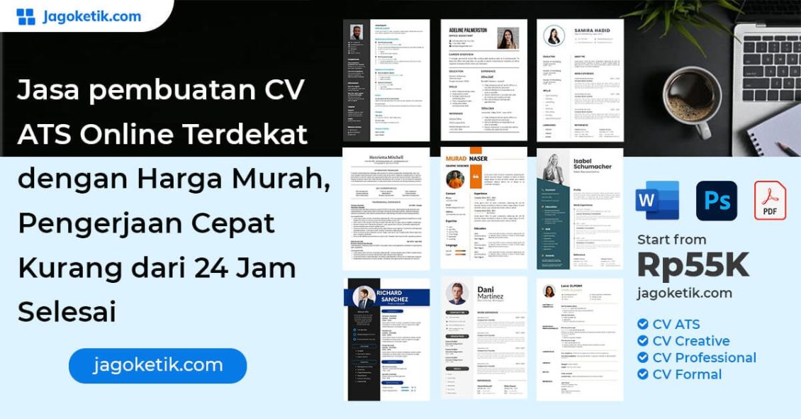 Jasa Pembuatan CV Lamaran Kerja ATS Online, Murah & 24 Jam