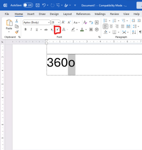 Memanfaatkan Superscript, Subscript, dan Strikethrough dalam Microsoft Word
