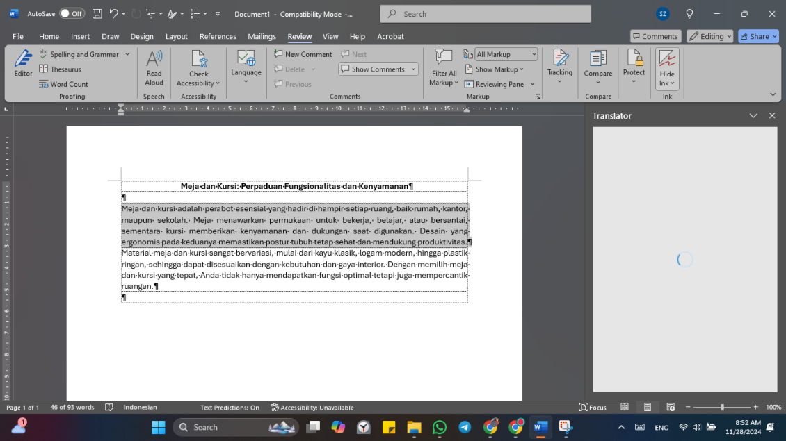 Translate Otomatis di Microsoft Word: Cara Praktis untuk ...