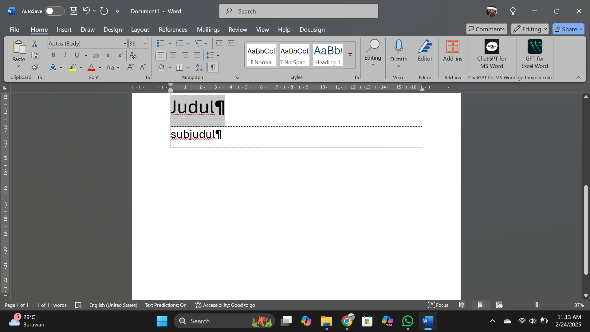 Menggunakan Style untuk Otomatisasi Daftar Isi di Microsoft Word