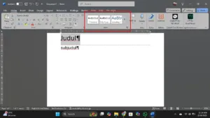 Menggunakan Style untuk Otomatisasi Daftar Isi di Microsoft Word