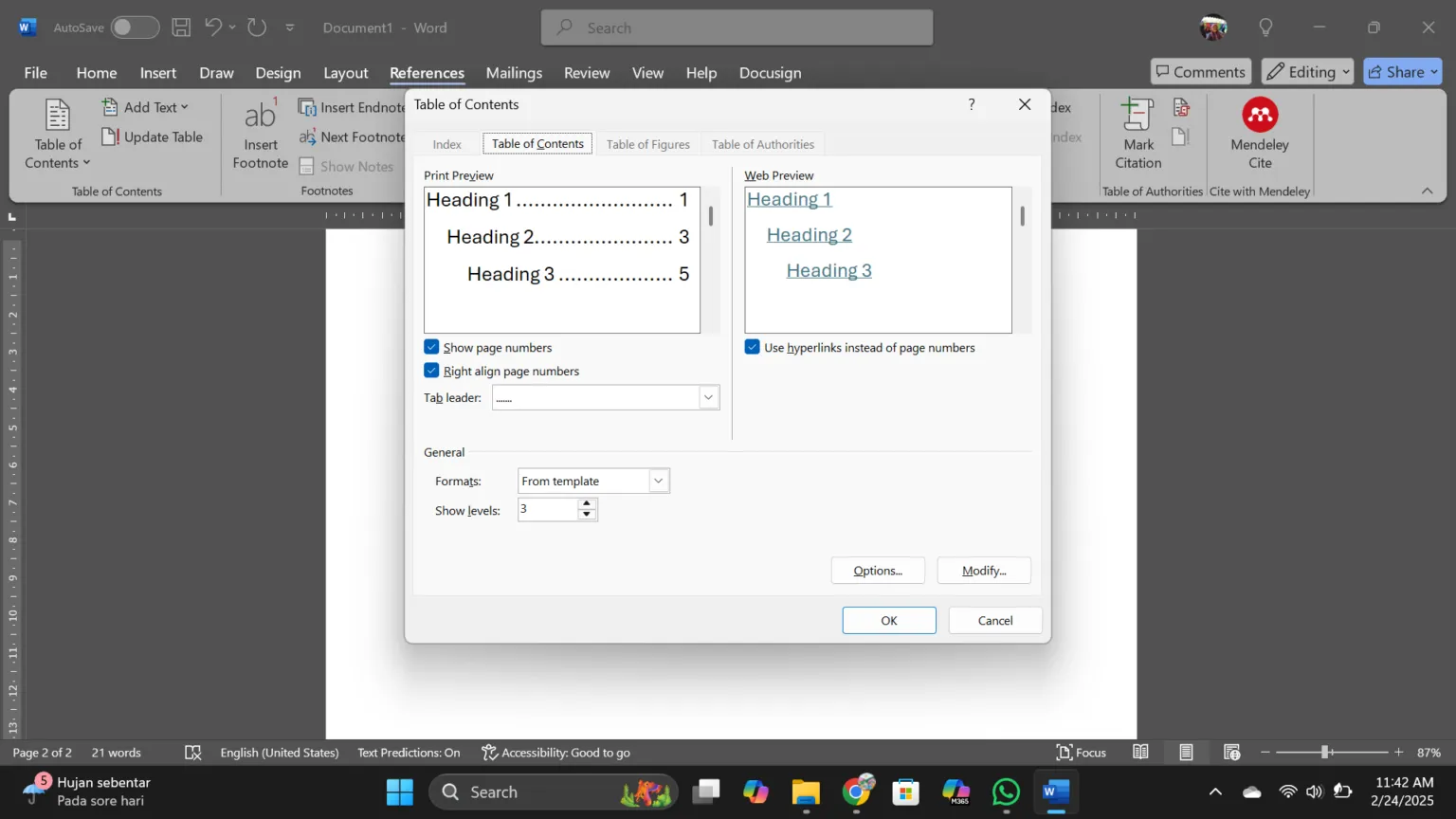 Menggunakan Style untuk Otomatisasi Daftar Isi di Microsoft Word