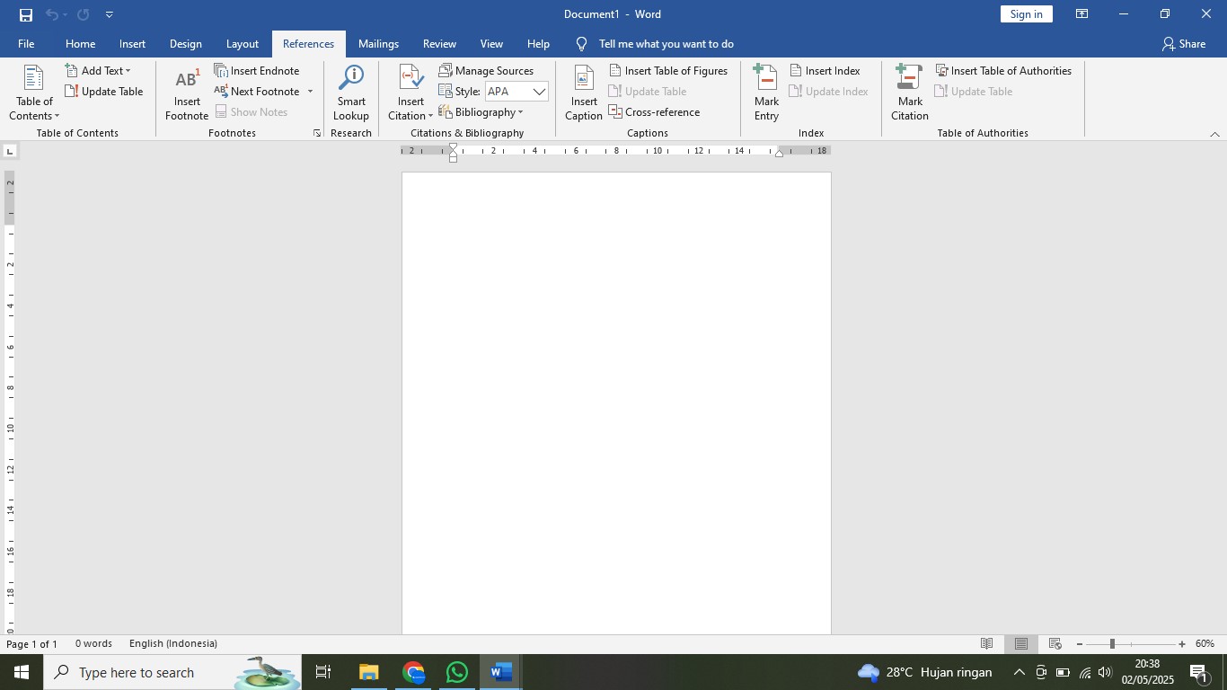 Penting!!! Fitur Tersembunyi Ms Word untuk Skripsi
