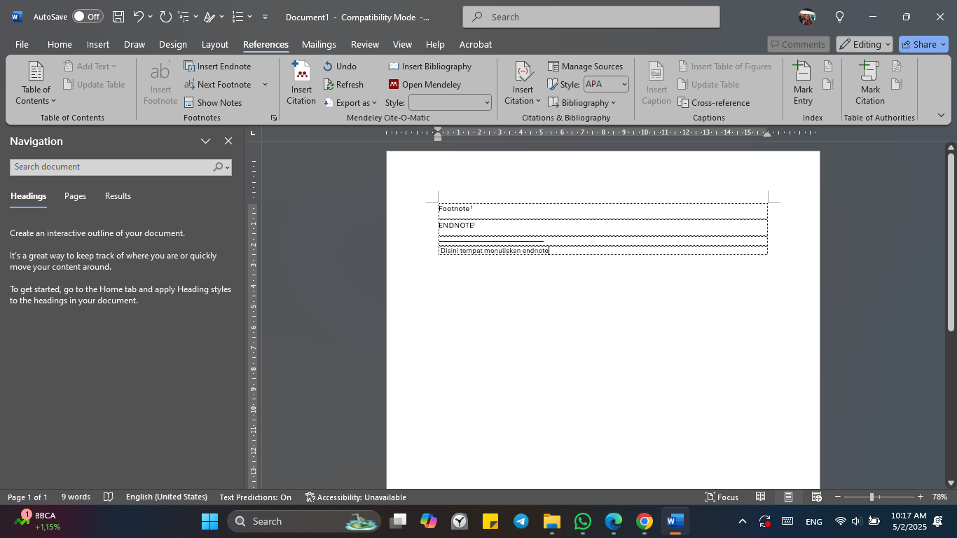 Menambahkan dan Mengelola Footnote dan Endnote secara Otomatis di ...