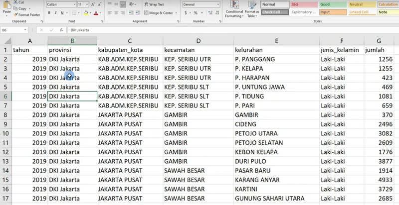 Cara Menambahkan Baris Kosong Selang-seling dengan Mudah